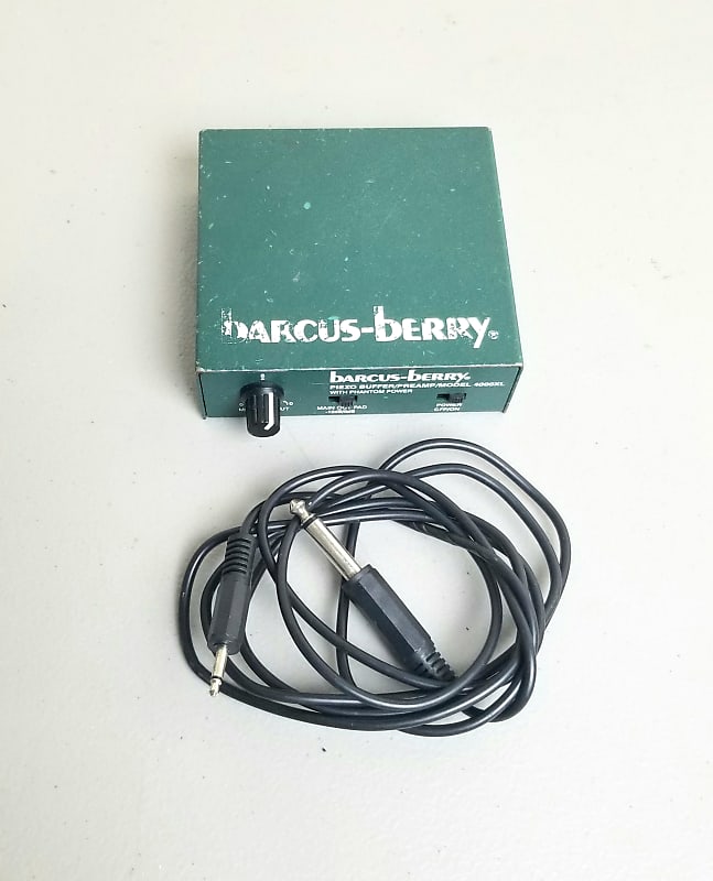 Barcus-Berry 4000XL Piezo Pickup Buffer/Preamp - Open to | Reverb
