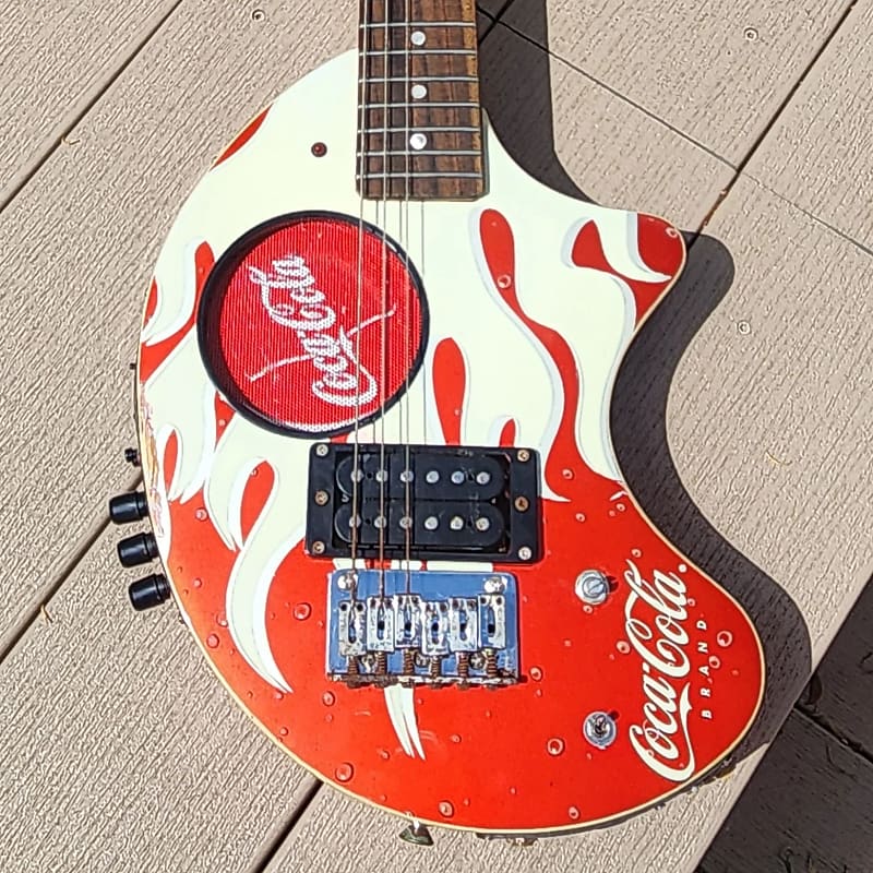 Fernandes Digi-Zo ZO-3 Coca-Cola Guitar PROJECT Digitech | Reverb