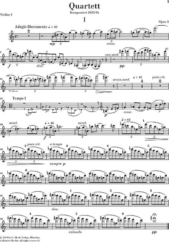 String Quartet Op. 3 | Reverb