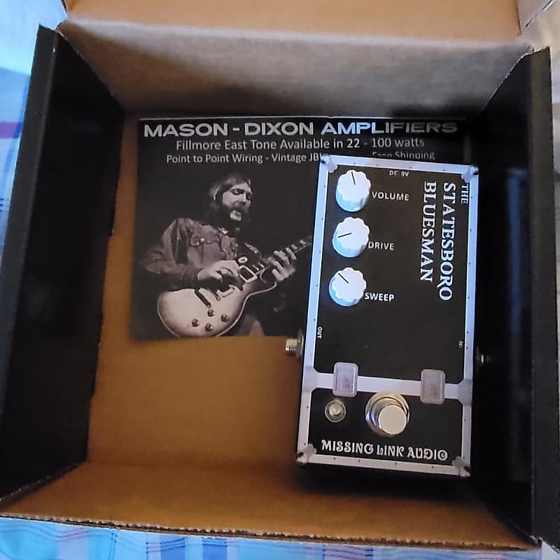 Missing Link Audio Statesboro Bluesman Fuzz Pedal 2022 Black | Reverb