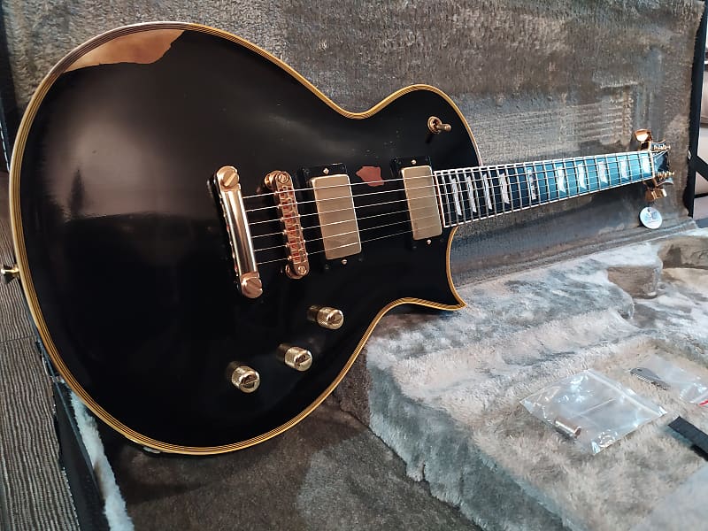 ESP Eclipse II USA Distressed Vintage Black 2009 | Reverb