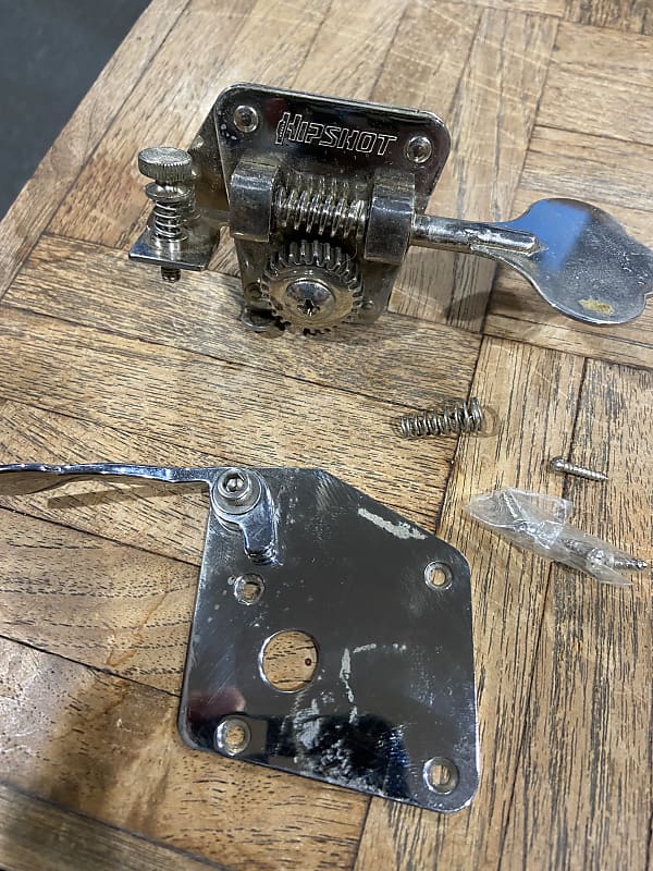 Hipshot Drop D attachment Late 80s Chrome | Reverb