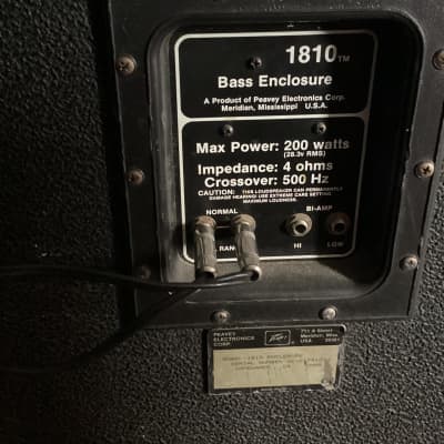 Peavey 1810 Bass Enclosure | Reverb