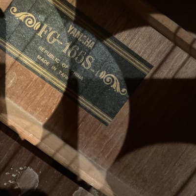 Yamaha FG-165S, Black Label 70s Sunburst | Reverb