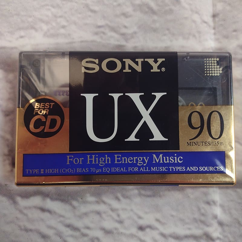 Sony UX Type II 90 Minute High Bias Audio Cassette | Reverb