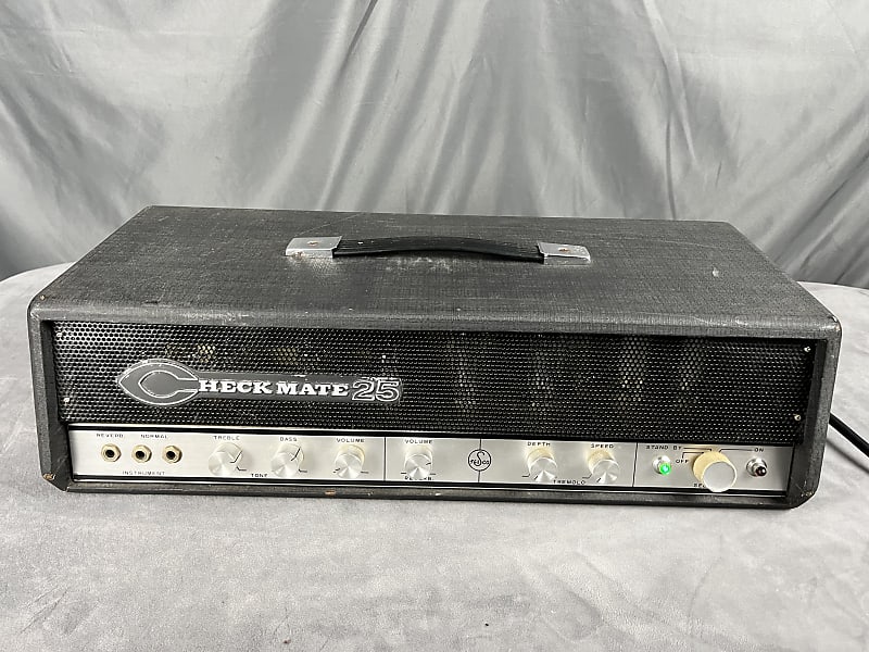 Teisco Checkmate 25 Vintage Tube Amp Head Handwired 1960’s | Reverb