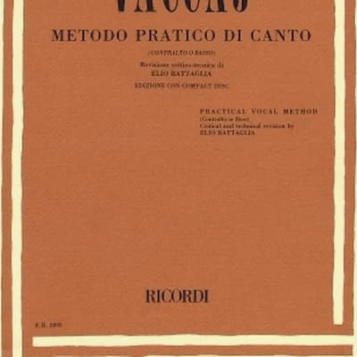 Practical Vocal Method (Vaccai) - Low Voice | Reverb