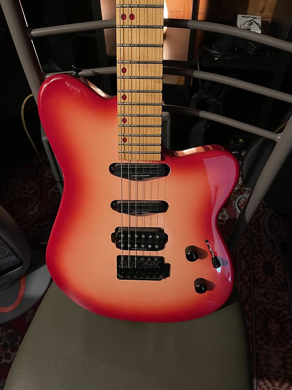 Samick Tv Twenty Blues Saraceno 1996 cherry sunburst | Reverb