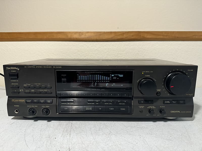 Technics SA-GX505 Receiver HiFi Stereo Graphic Equalizer 5.1 | Reverb