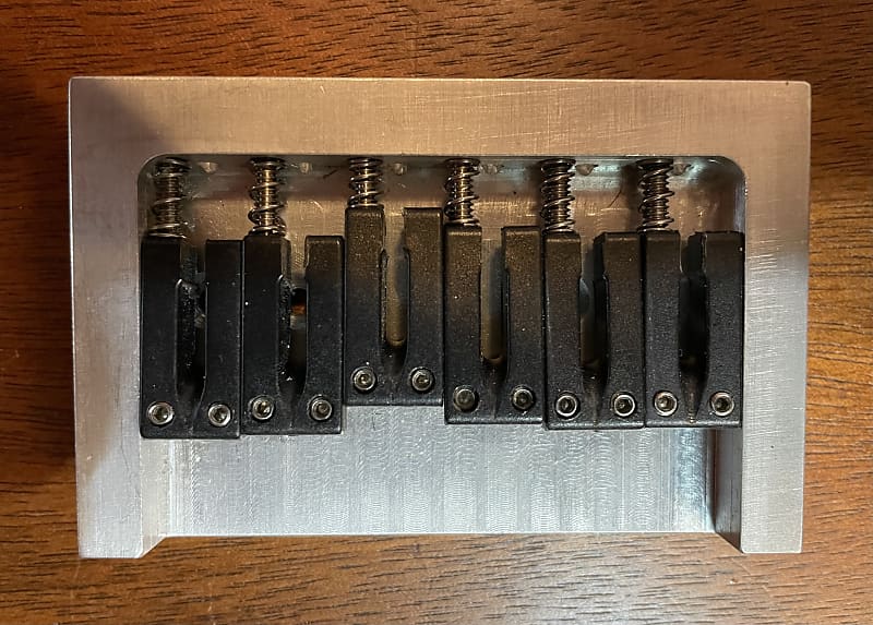 After Market Rickenbacker 650 Style Flat Mount Roller Bridge | Reverb