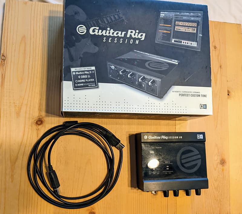 Native Instruments Guitar Rig Session I/O Black | Reverb