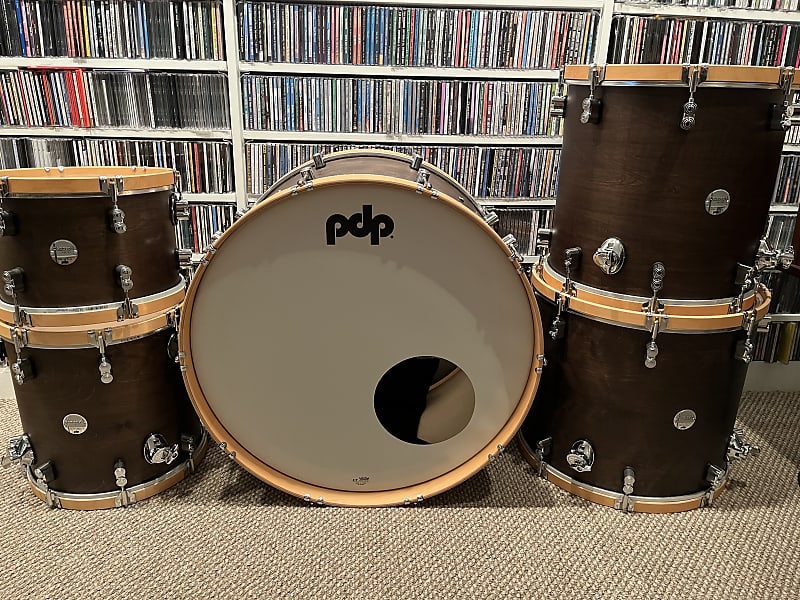 PDP Concept Maple Classic 5pc 26" -Walnut/ Natural Hoops | Reverb