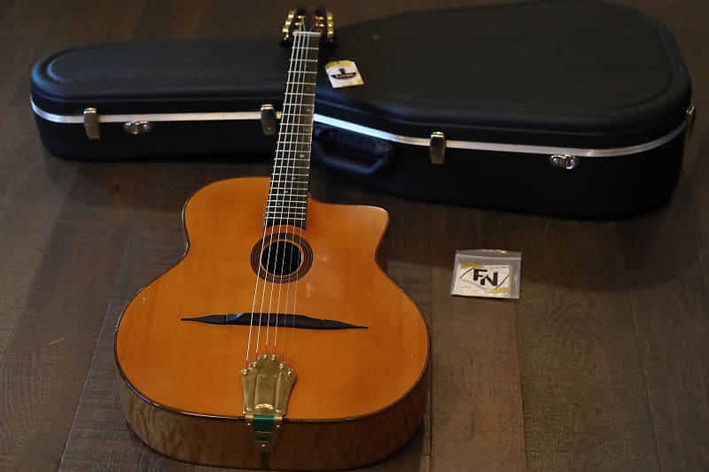 JWC Guitars Ltd Modele Jazz Acoustic Guitar Natural Quilted | Reverb