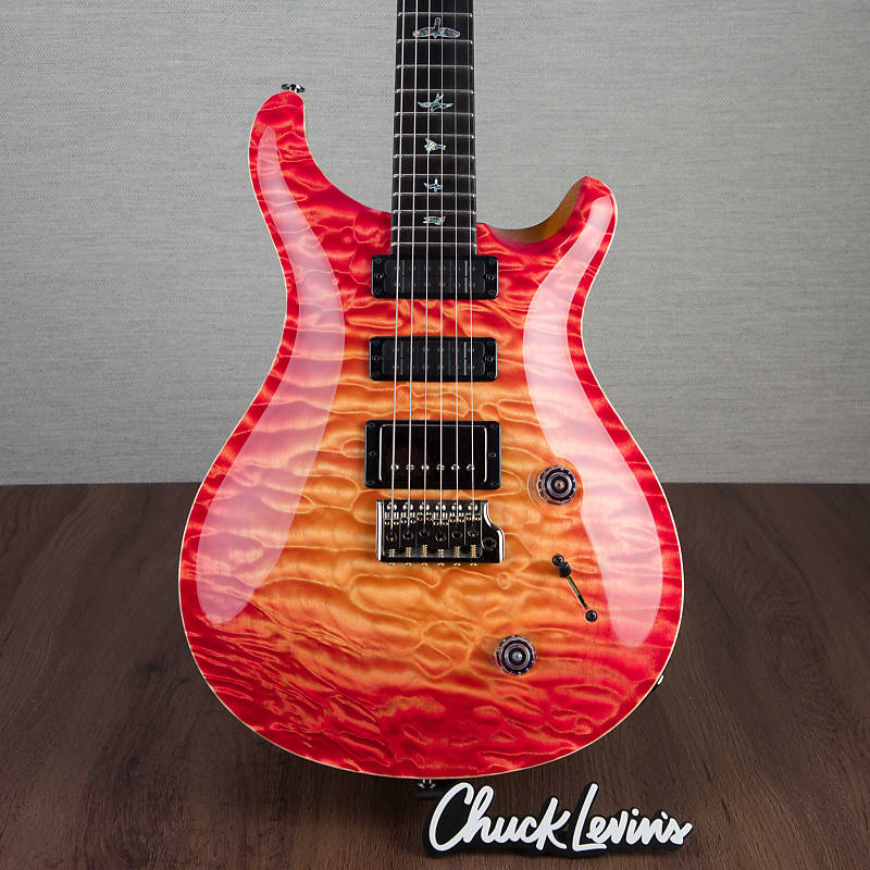 PRS Private Stock Studio Electric Guitar - Blood Orange Glow | Reverb