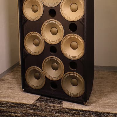 Vintage Ampeg V9 Guitar/Bass Cabinet 9x10 “Summer of ‘1969” | Reverb