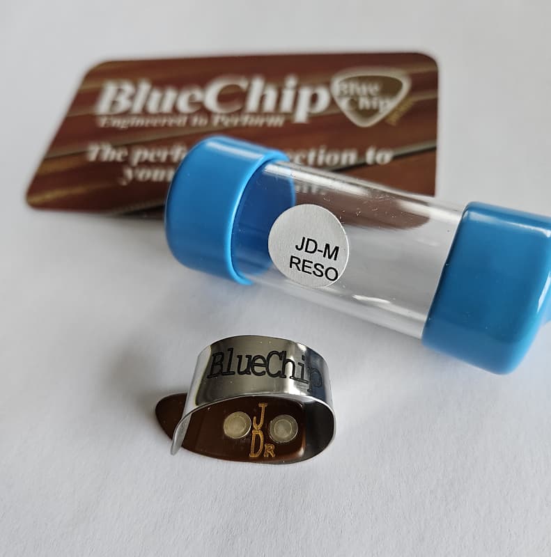 BLUE CHIP Resonator Thumb Pick; JD CROWE RESO - Medium | Reverb