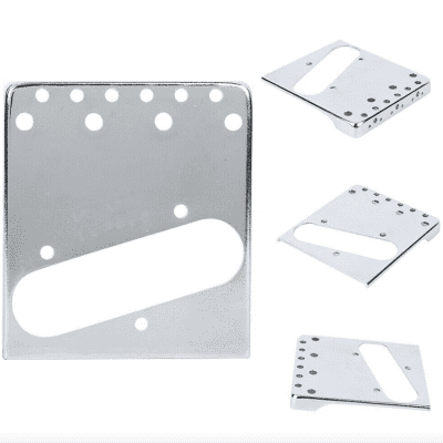 Chrome Tele Style Guitar Ashtray Bridge Base Plate | Reverb