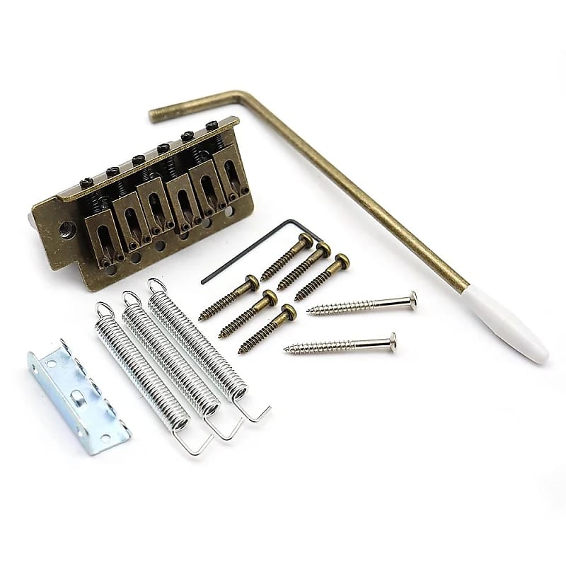 Bronze Guitar Stratocaster Strat Style Bridge Tremolo System | Reverb