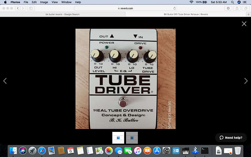 BK Buttler Tube Driver with bias control knob | Reverb UK