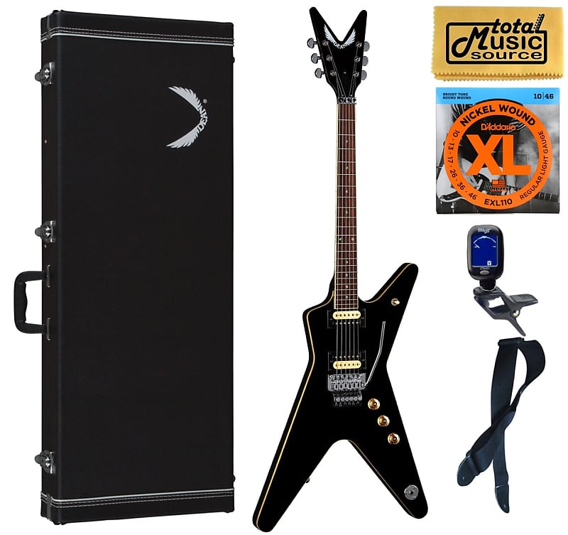 Dean ML 79 F CBK Solid-Body Electric Guitar, Classic Black, | Reverb