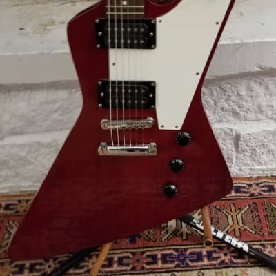 Hamer Slammer XP1 Explorer 1999 MIK - Transparent Wine Red | Reverb