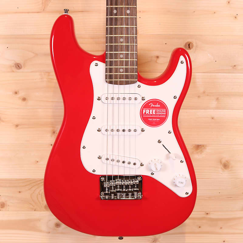 Squier Mini Stratocaster Short-Scale Electric Guitar - Laurel | Reverb