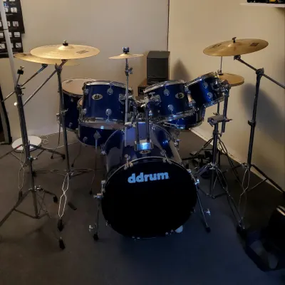 DDrum D2 7-Piece Drum Set Blue | Reverb