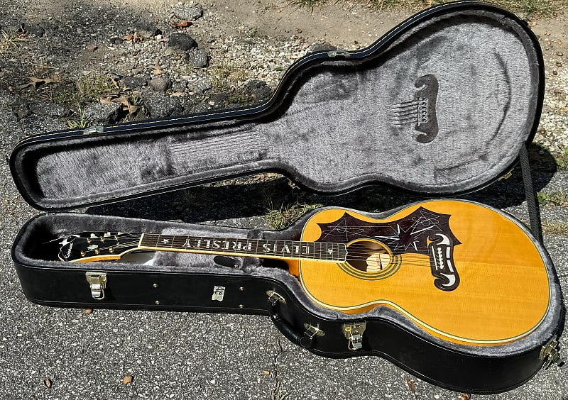 2010 Epiphone EJ-200E Elvis Presley Edition Jumbo Acoustic | Reverb