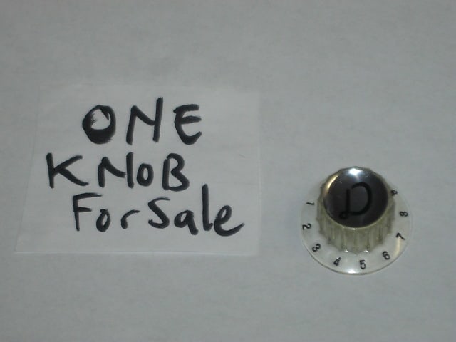 ONE lightly used (few nicks) genuine DeArmond knob for | Reverb UK