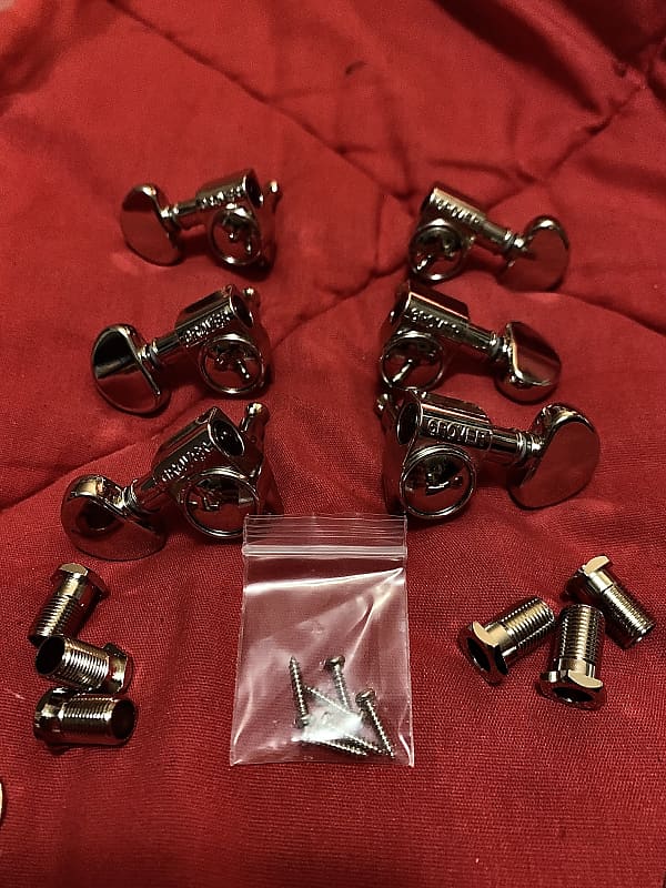 Grover Original Chrome Rotomatics 3x3 18:1 ratio 102C-18C | Reverb