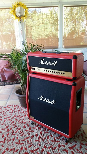Marshall JCM 900 SLX Hi Gain AMP 1994 Red Flame | Reverb