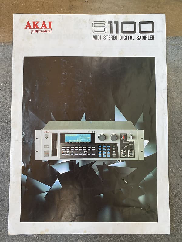 Akai s1100 1990 brochure | Reverb