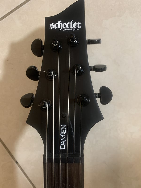 Schecter Damien diamond series 2020-2022 - Matte Black | Reverb