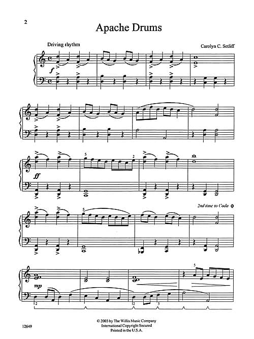 Apache Drums Willis Music | Reverb