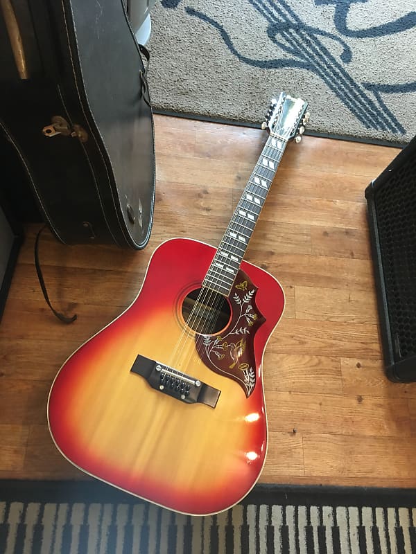 1980s, Suzuki hummingbird 12 string Acoustic Guitar + | Reverb