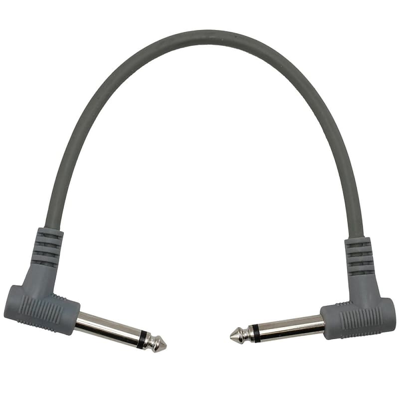 1 Ft Foot Right Angle To 1/4 Ts Mono Guitar Pedal Effects | Reverb