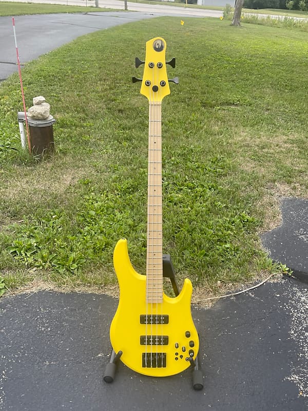 Swan Alpha 4-String Bass (2021) - Yellow w/Audere preamp, | Reverb