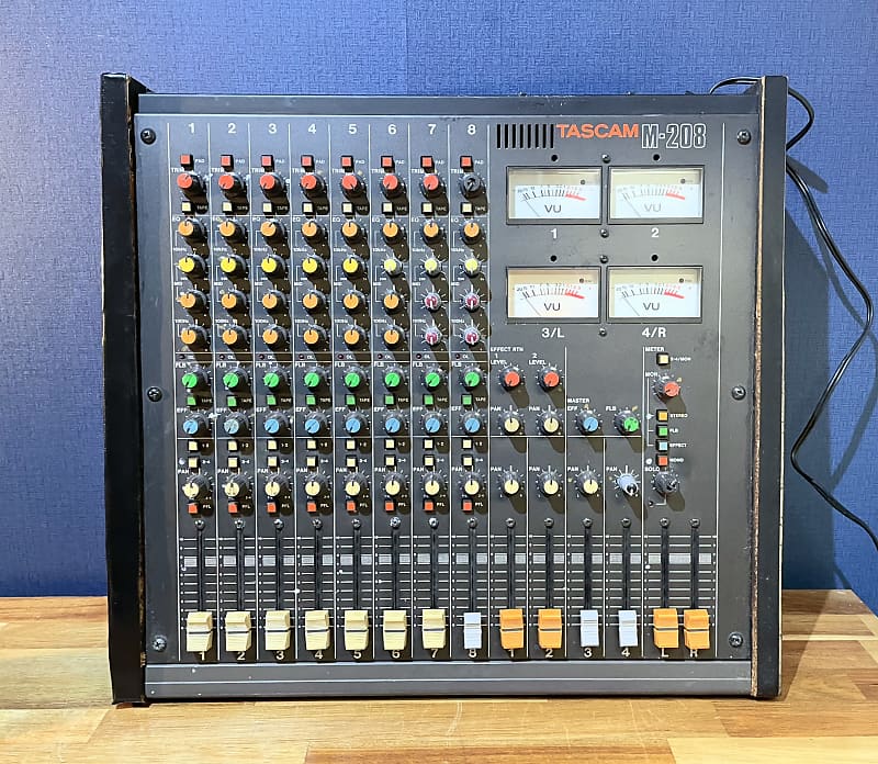 Tascam M-208 Tabletop 8 Channel Analog Audio Mixer - Warm Pre | Reverb