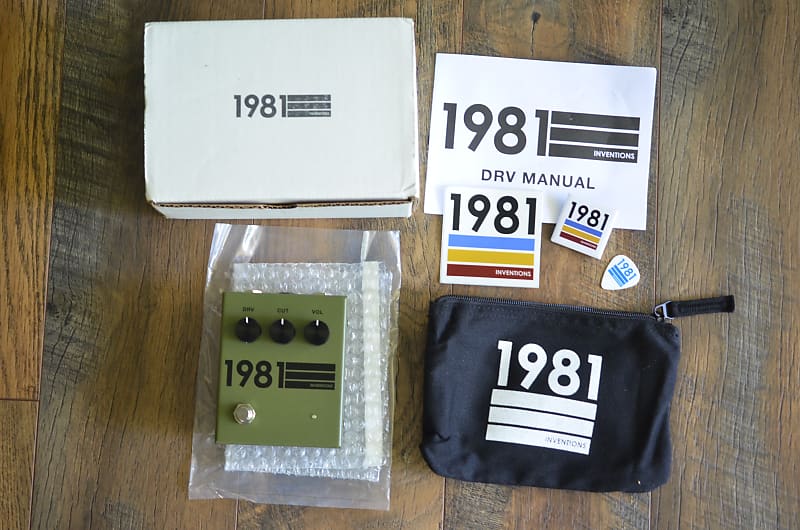 1981 Inventions DRV Overdrive Distortion w/ box & swag | Reverb Canada