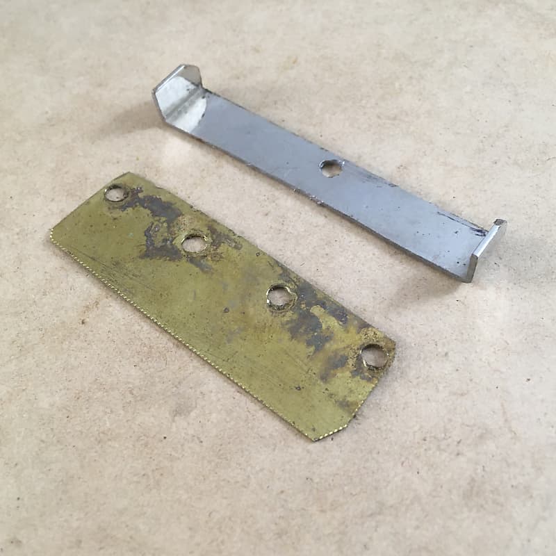 2 Vintage Style Hardtail Shims Half Tele Strat Bridge | Reverb España
