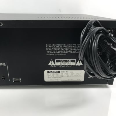 Tascam 302 Dual Cassette Tape Player Recorder Rack Mount | Reverb