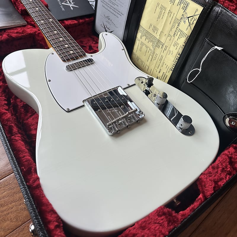 2022 Fender Custom Shop ‘63 Telecaster NOS - Olympic White | Reverb UK
