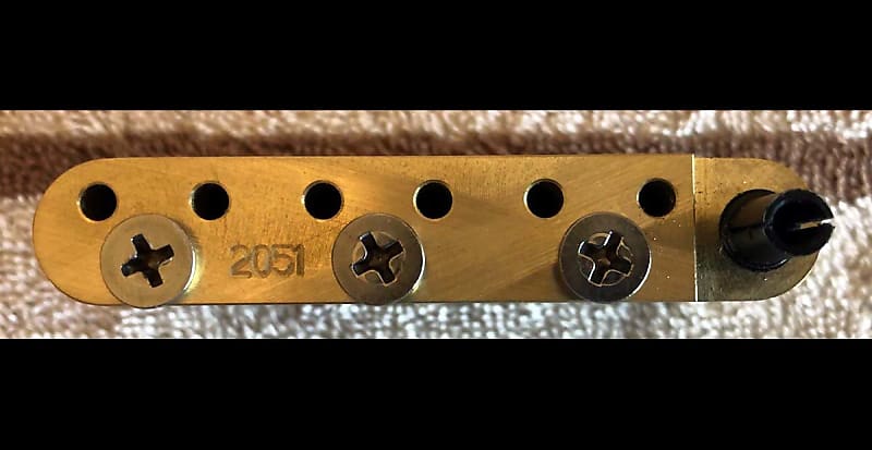 Mann Made brass tremolo block for PRS SE Silver Sky | Reverb