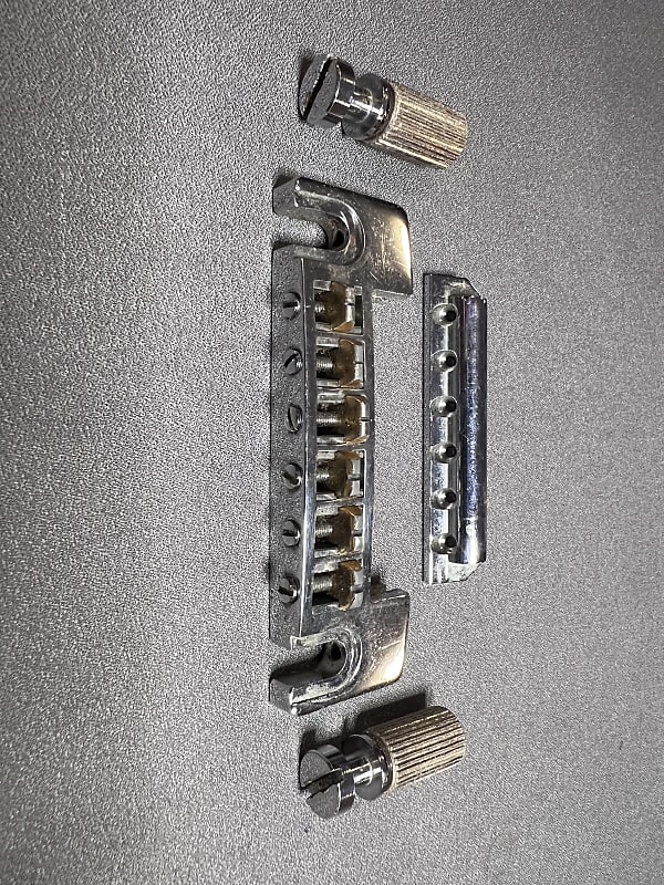 Schaller schaller 455 wraparound bridge 1980’s - Chrome | Reverb
