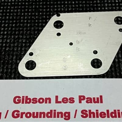 Gibson Les Paul - Heavy Duty Shielding /Grounding Plate for | Reverb