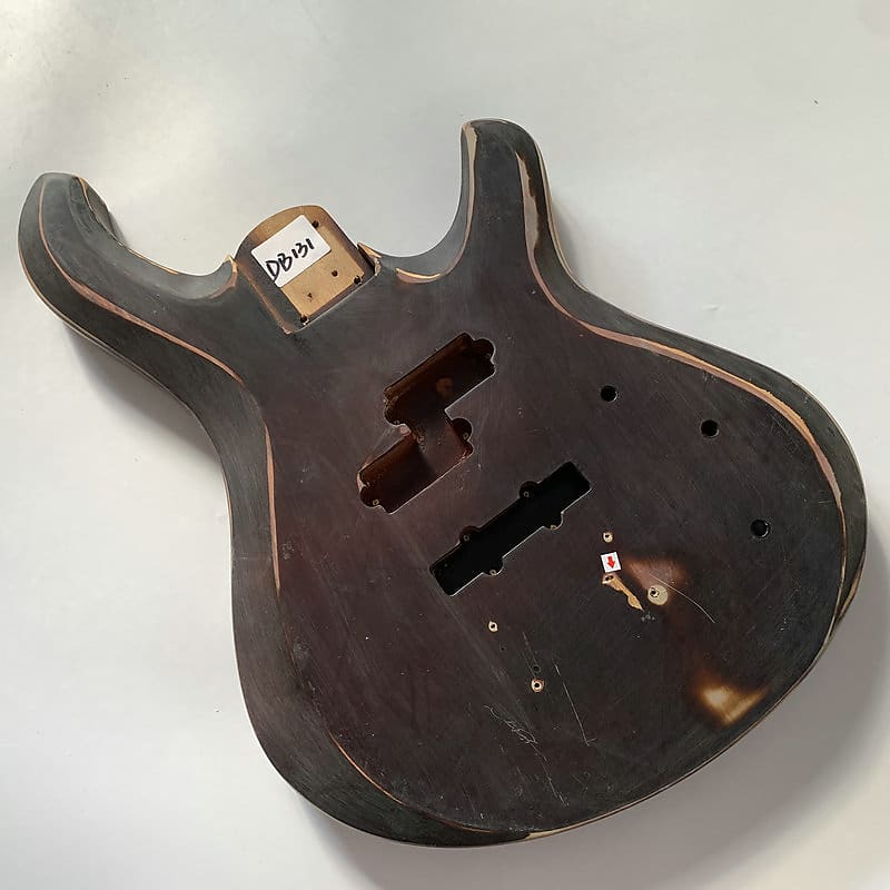 Unfinished 4 String Bass Guitar Basswood Body | Reverb