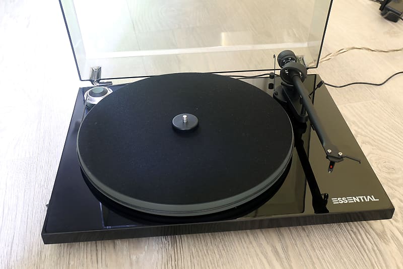 Pro-Ject Essential III Turntable - Black - with custom made | Reverb