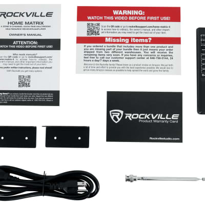 Rockville HOME MATRIX 4 Zone 600w Multi Room Receiver For | Reverb