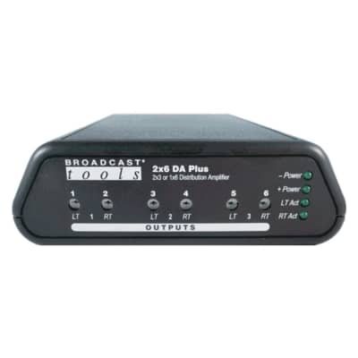 Broadcast Tools 2x6 DA Plus Analog Distribution Amplifier | Reverb