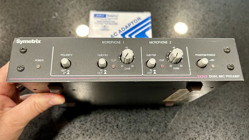 Symetrix SX202 Mic Preamp With Power Supply | Reverb